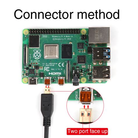 Micro Hdmi To Hdmi Adapter Cable For Raspberry Pi 4b 1 5m 4k Data Tran