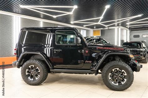 Jeep Wrangler Rubicon Two Door Pickup 4x4 Black Color In Showroom
