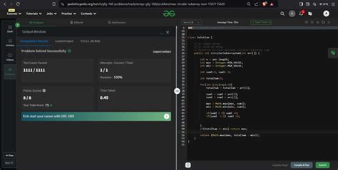 akash tripathy on linkedin gfg160 geekstreak2024 array java potd
