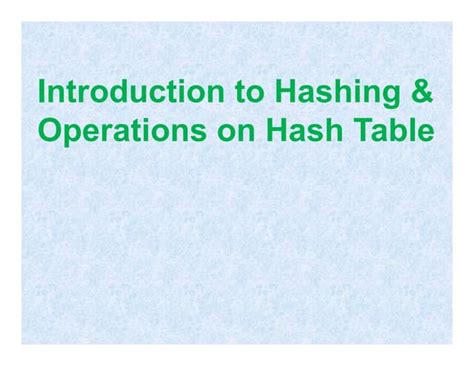Cs 102 Data Structures Hashfunction Cs102pdf