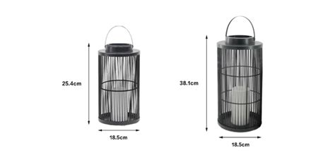 Round Outdoor Electric Lantern Lights Hanko Garden Lights