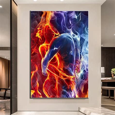 Abstract Hug Painting