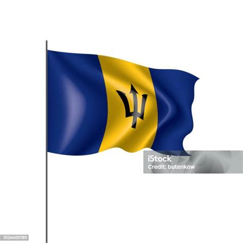 바베이도스 플래그 흰색 배경 벡터 일러스트 레이 션 0명에 대한 스톡 벡터 아트 및 기타 이미지 0명 3차원 형태 개념 Istock