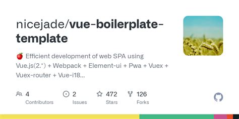 Github Nicejadevue Boilerplate Template 🍎 Efficient Development Of