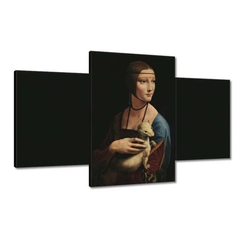 Obraz Dama Z łasiczką Gronostaj 100x60cm Zesmakiem Sklep Empikcom