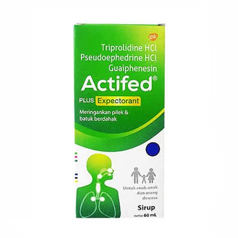 Actifed Hijau Batuk Dan Flu Isi 60ml Original Lazada Indonesia