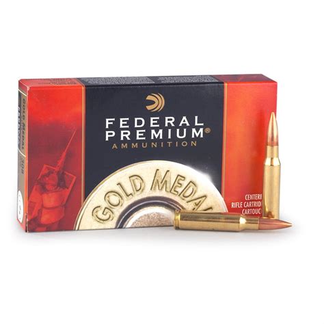 Federal Premium Gold Medal 762x51 175gr Hpbt Smk 20 Rds