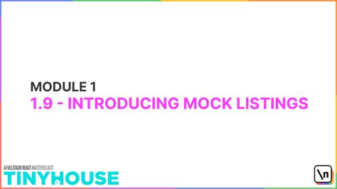 Build A Mock Array Of Data Objects For TypeScript TinyHouse A Fullstack React Masterclass