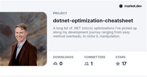 Dotnet Optimization Cheatsheet Ecosystem Directory Marketdev