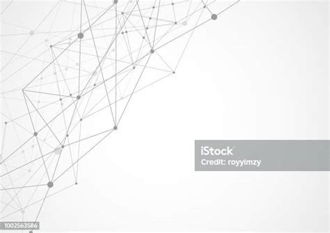 연결 점 들과 라인을 추상화 합니다 연결 과학 배경입니다 벡터 일러스트 레이 션 0명에 대한 스톡 벡터 아트 및 기타 이미지 0명 3차원 형태 개념 Istock