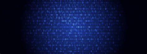 Blue Binary Computer Code Background Royalty Free Vector