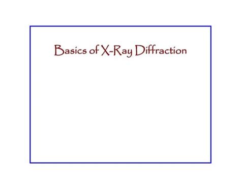 Principles Of Xrd Pptx Principles Of Xrd Pptx