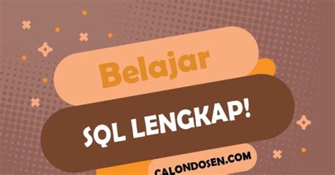 belajar sql