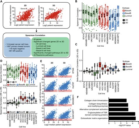 Comparison The Transcriptomes Of 2d And 3d Cell Culture Models With