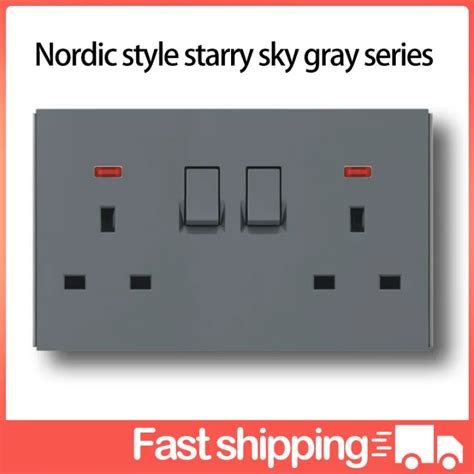 Switch Socket Panel British 13a Socket2 Switch Leak Proof And Switch Socket Panel British 13a Socket2 Switch Leak Proof And