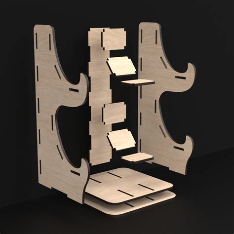 Laser Cut Game Controller Stand DXF File Free Download 3axis Co