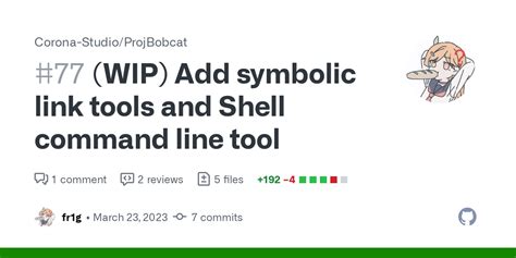 Wip Add Symbolic Link Tools And Shell Command Line Tool By Fr G Pull Request Corona