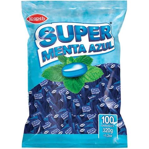 Caramelos Super Menta Azul Hostelería Ecuador