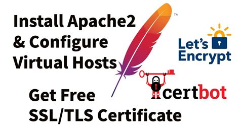 install apache web server gonfigure virtual host get ssl tls