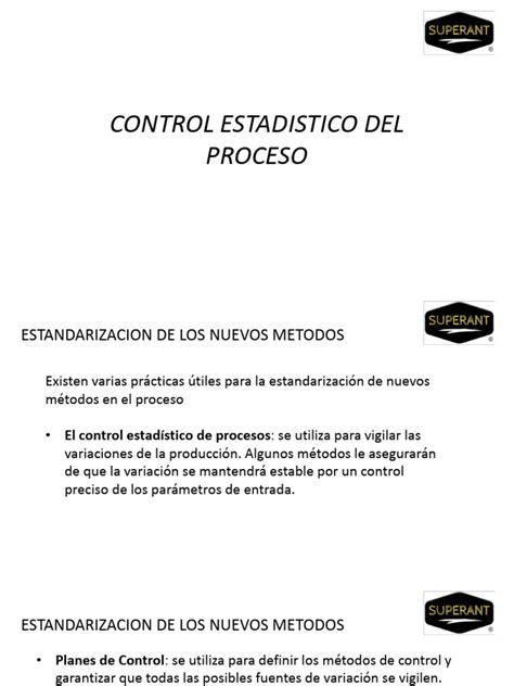 Control Estadistico De Procesos Pdf