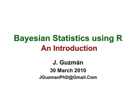 Bayesian Statistics Intro Using R Pdf Physics Science