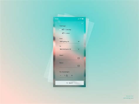 Glassmorphism Ui Designs Themes Templates And Downloadable Graphic