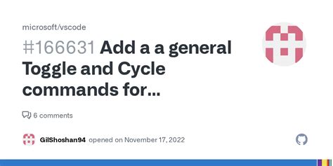 Add A A General Toggle And Cycle Commands For Keybinding · Issue