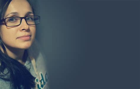 Wallpaper Girl Glasses Eyes Background Sasha Sasha For Mobile And