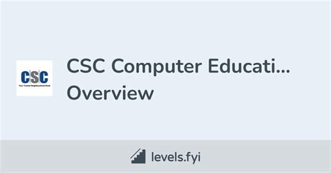 Csc Computer Education Careers Levelsfyi