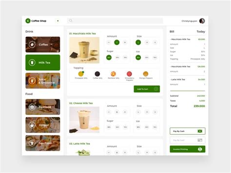 Pos System By ChristyNguyen