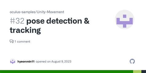 Pose Detection And Tracking · Issue 32 · Oculus Samplesunity Movement