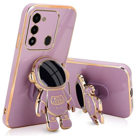 Чехол Heziz для Spark 8c Spark 9 Spark Go 2022 4g мягкая оболочка астронавт космонавт подставкой