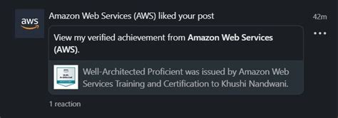 Khushi Nandwani On Linkedin Aws Cloudcomputing Badgeachievement
