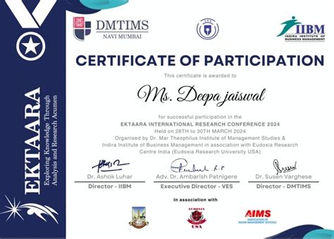 Deepa Jaiswal On Linkedin Ektaaraconference Accepted Professionaladvancement