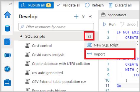 Sql Scripts In Synapse Studio Azure Synapse Analytics Microsoft Learn