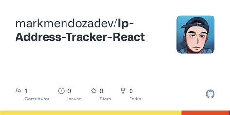 Github Markmendozadevip Address Tracker React
