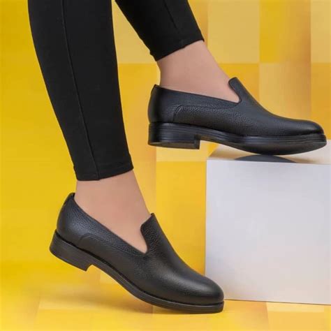 خرید و قیمت کفش مجلسی کالج زنانه تمام چرم اصل تبریز در رنگهای جذاب از