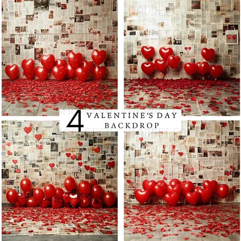 Valentines Newspaper Backdrop Etsy