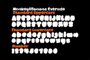 Monkey Banana Font By Creativework Creative Fabrica