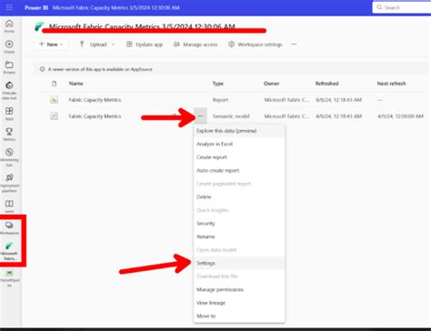 Solved Issues With Fabric Capacity Metrics App Microsoft Fabric Community