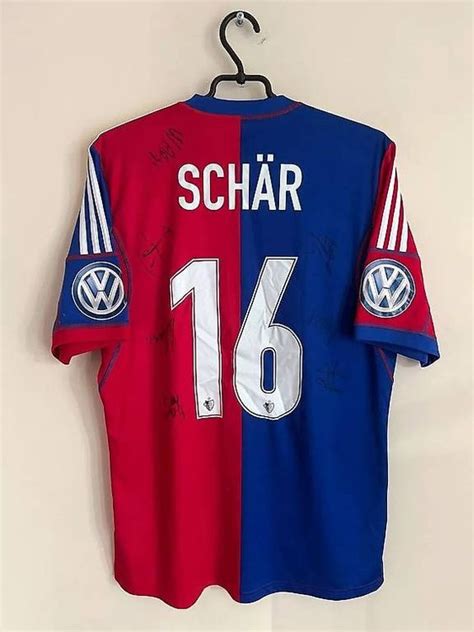 Signiertes Fc Basel Fabian Schär 16 Trikot Saison 1314 L Gebraucht In Basel Für Chf 179