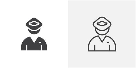 사용자 파일럿 아이콘은 검은색 평면 솔리드 및 윤곽선 스타일로 설정됩니다 0명에 대한 스톡 벡터 아트 및 기타 이미지 0명 그래픽 사용자 인터페이스 날기 Istock