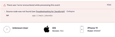 issue with source maps and missing artifacts · issue 1350 · getsentry sentry react native · github