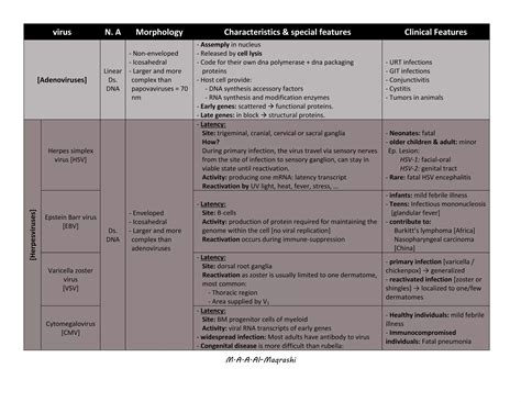 Microbiology Most Medically Important Viruses And Their Characteristics