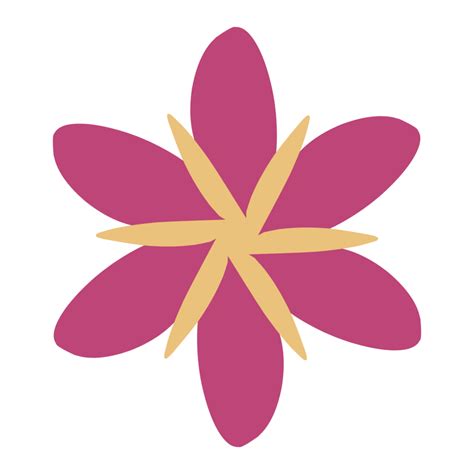 Organic Flower Shape 47424769 Png
