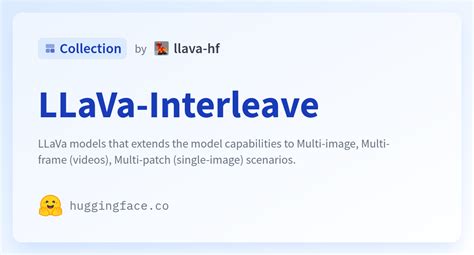 LLaVa Interleave A Llava Hf Collection
