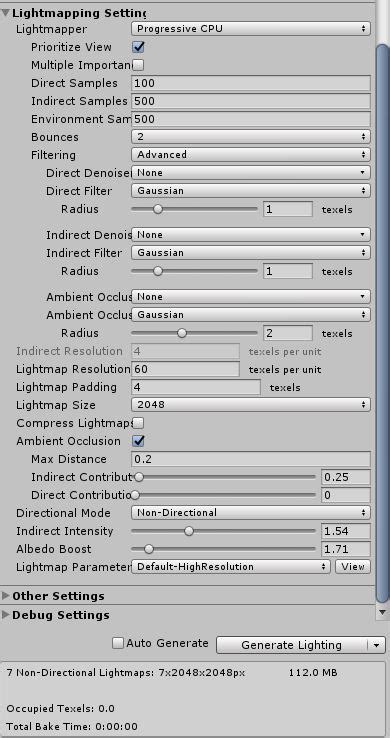 Missing A Setting For A Nice Baking Unity Engine Unity Discussions