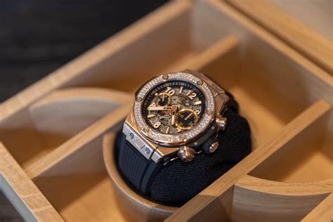 Hublot 44mm Big Bang Unico King Gold Diamonds The Watch Is Now In