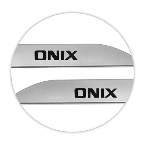 Friso Lateral Onix 2013 A 2024 Prata Shark General Car