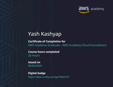 Yash Kashyap On Linkedin Awscertified Cloudcomputing Aws